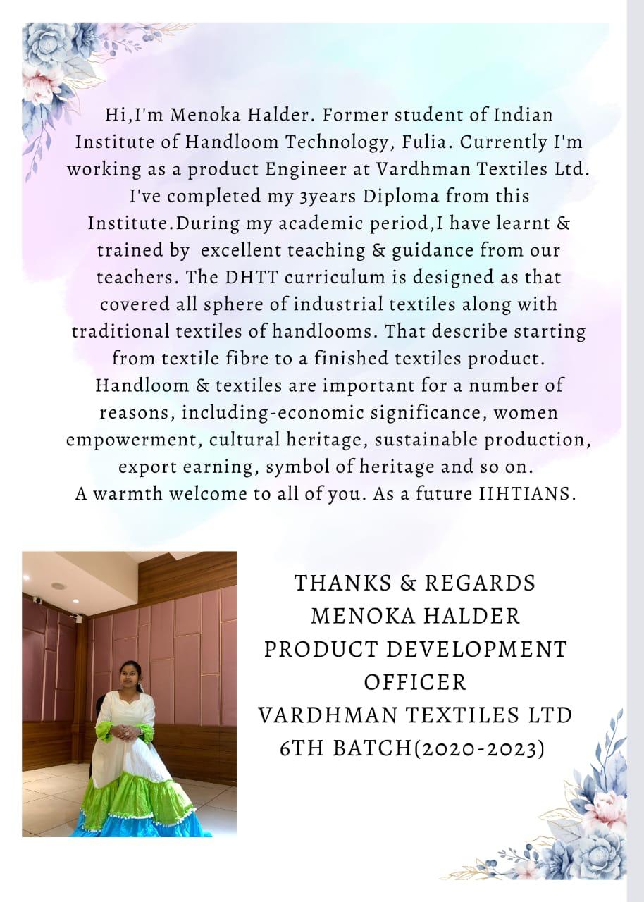 Indian Institutes of Handloom Technology - Fulia