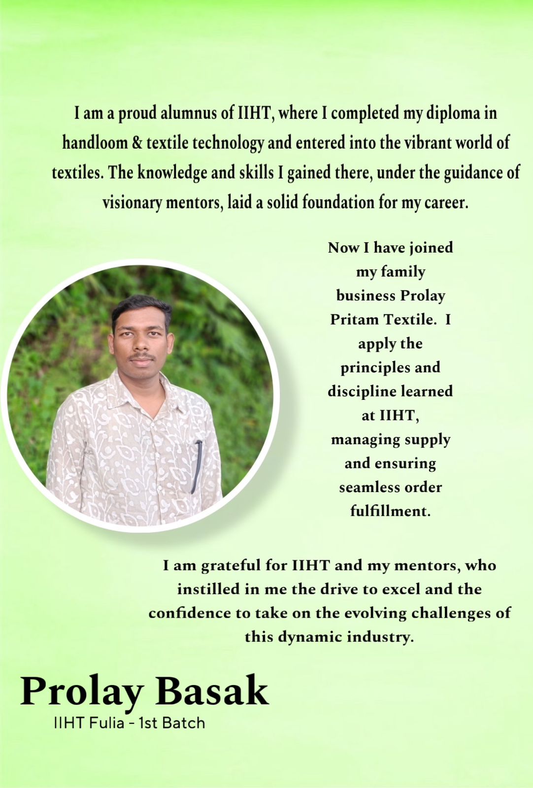 Indian Institutes of Handloom Technology - Fulia